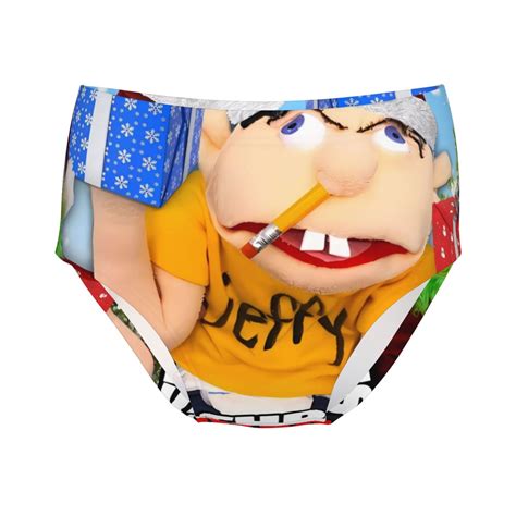 Defioc Sml Jeffy Pattern Girls Underwearstretch Cotton Panties For