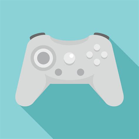 Wireless Controller Icon Flat Style 14467032 Vector Art At Vecteezy