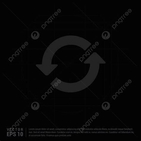 Reload Arrow Vector Hd PNG Images Reload Icon Arrow Refresh Reset Interface Retro Loop PNG
