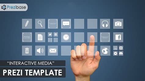 Interactive Media Prezi Template Prezibase