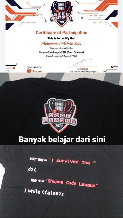 Muhammad Mahrus Zain On Linkedin Thank You Shopee