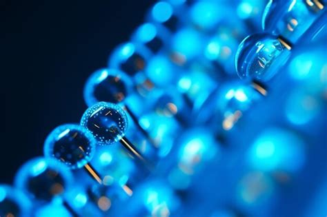 Premium Photo Technology Design Connect Blue Line Abstract Polygon Networking Science