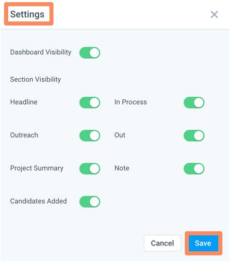 Project Dashboard Overview Knowledge Base