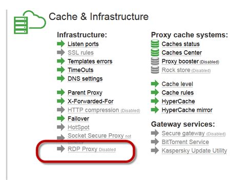 Activate The RDP Proxy Service Artica Proxy