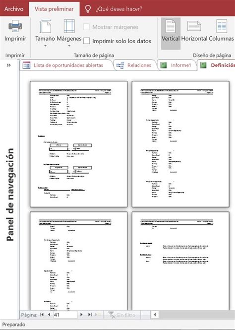 Documentar Un Proyecto De Base De Datos De Access Buscar Tutorial