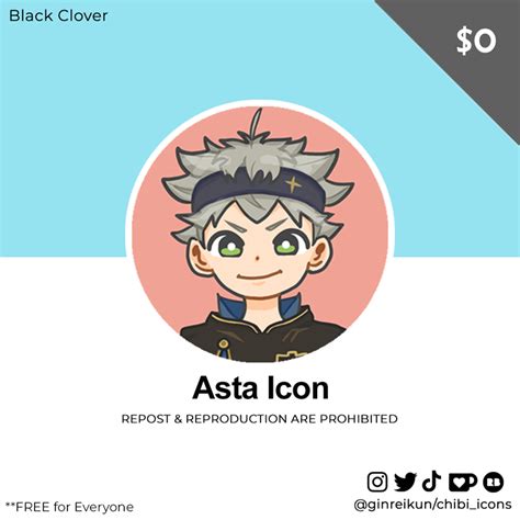 Asta Chibi Icon Free Gin Reis Ko Fi Shop