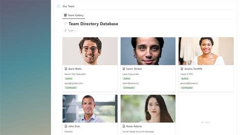 Notion Employee Directory A Template For Notion Based Teams Landmark