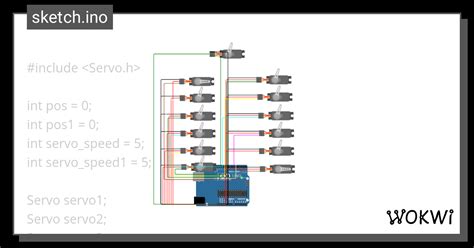 Servo Arduino Wokwi ESP STM Arduino Simulator