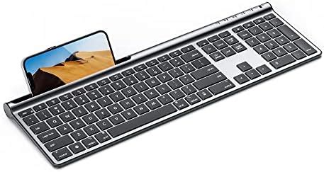 Amazon Com Samsers Wireless Bluetooth Keyboard For Mac Multi Device Rechargeable Bluetooth 5 1