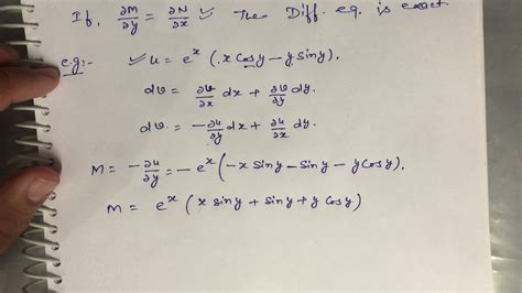Lect 11 Calculus Of Complex Functions Exact Differential Method Youtube