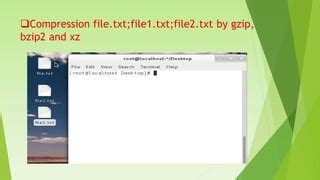 Archiving In Linux Tar PPT