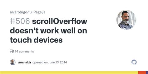 scrolloverflow doesn t work well on touch devices · issue 506