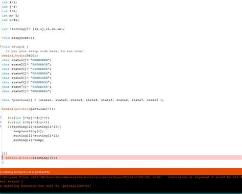 Print Int Pointer Array Error Programming Arduino Forum