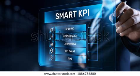 Smart Kpi Key Performance Indicator Business Stock Photo