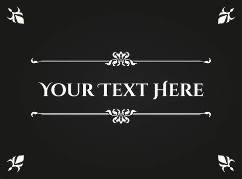 Text Border Design Images Free Download On Freepik