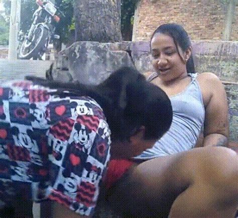 Who Are These Latin Lesbians Licking Each Other On The Street