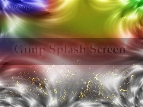 Gimp Splash Screen By Eyeknife On Deviantart