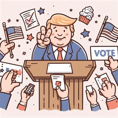 Premium AI Image Illustration Of Election Voting Concept