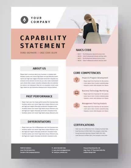Entry 12 By Zabi30118 For Professional Capability Statement Creation