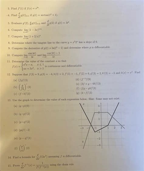 Solved Find F If F S S Find Dtdg T T If Chegg