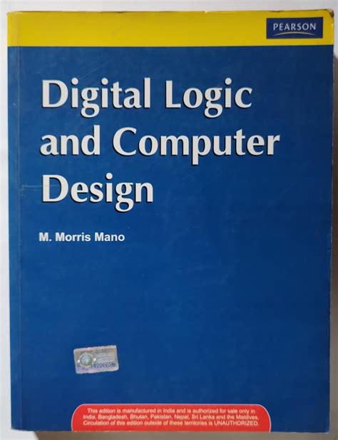 Digital Logic And Computer Design M Morris Mano