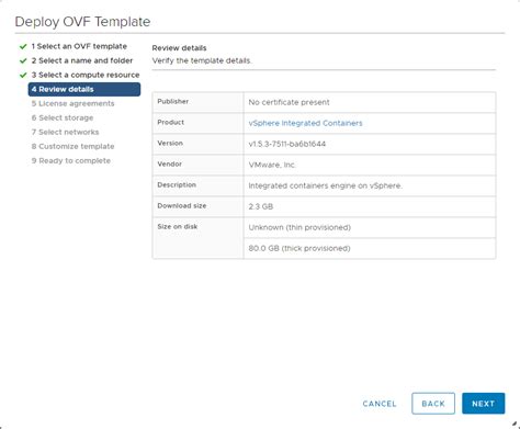 Deploy Vmware Vsphere Integrated Container Appliance Vraccoon