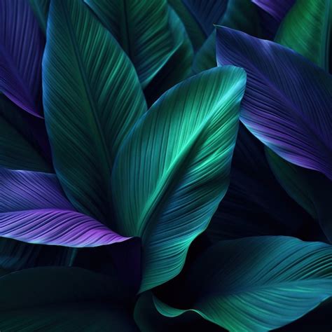 Premium Photo Patterns On A Leafs Surface