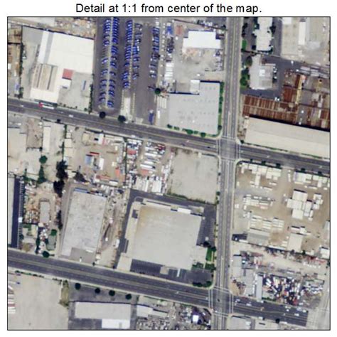 Aerial Photography Map Of West Compton Ca California