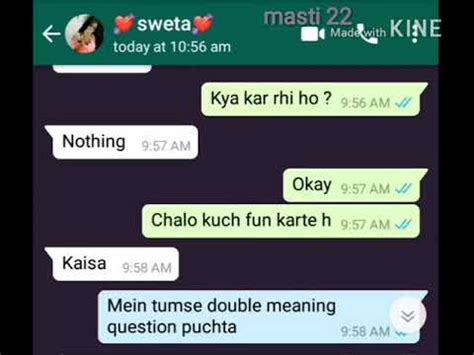 Double Meaning Chat Gf Bf Chat Night Chat Sex Chat On Whatsapp Whatsapp Chat YouTube