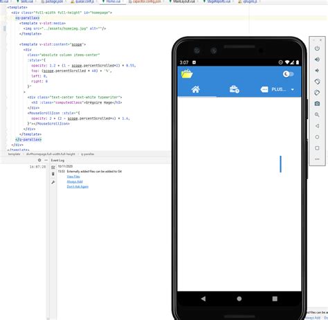 QParallax Doesn T Work Properly On Capacitor Issue Quasarframework Quasar GitHub