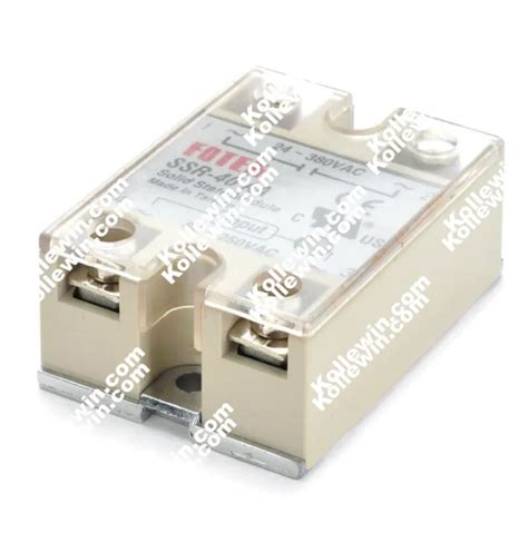 ssr 40 da solid state relay with cover new dc to ac solid state relay