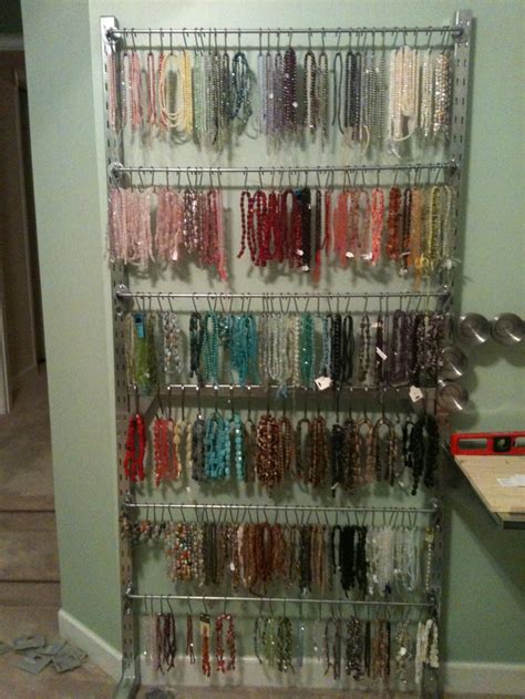 Bead Storage Organization Using Ikeas Broder System And Towel Racks