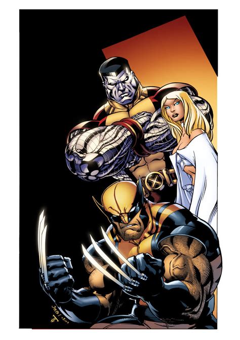 Emma Frost Белая королева Эмма Фрост Colossus Колосс Петр Распутин Wolverine