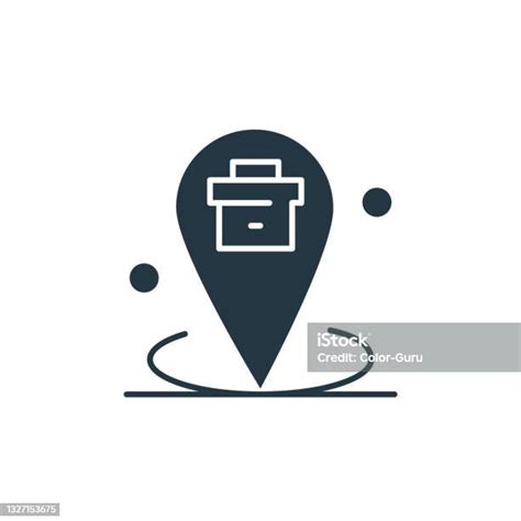 자리 표시자 아이콘을 매핑합니다 웹 사이트 디자인 및 모바일 앱 개발 인쇄를 위한 글리프 맵 자리 표시자 아이콘 흰색 배경에서 격리된 채워진 비즈니스 및 팀워크 컬렉션의