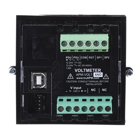 APM VOLT ANO Trumeter Trumeter Digital Voltmeter AC DC LCD Display 4 Digits 0 01 815 8306