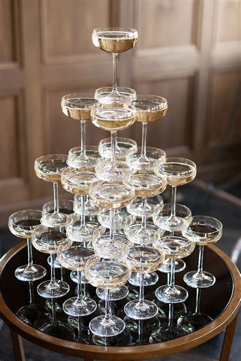 Champagne Glass Tower Stand At Jill Ford Blog
