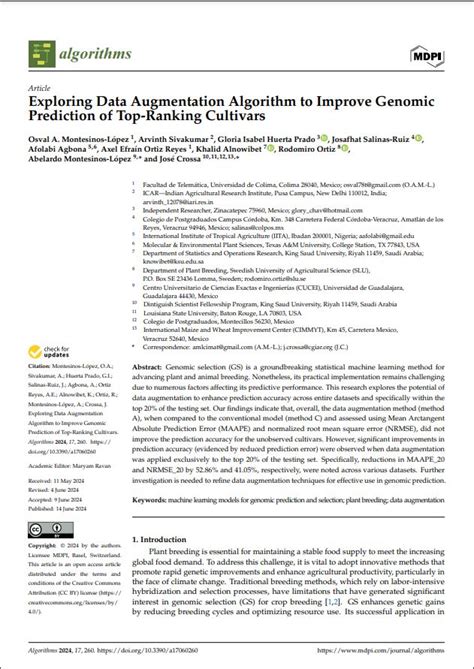 exploring data augmentation algorithm to improve genomic prediction of