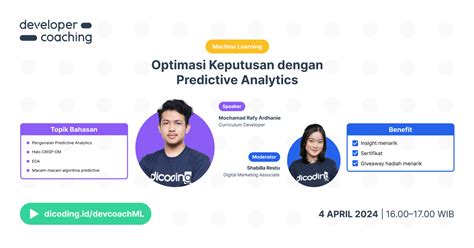 Devcoach 146 Machine Learning Optimasi Keputusan Dengan Predictive Analytics Dicoding
