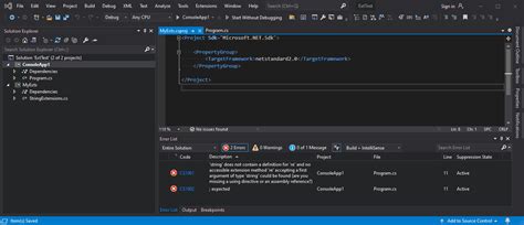 Intellisense Doesn T Offer Some Extension Methods In A Netcoreapp Netstandard Project