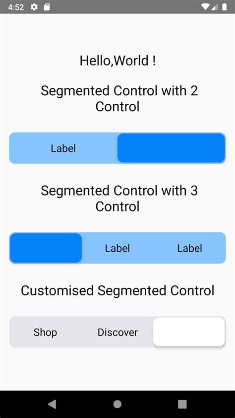 React Native Segmented Control A Custom Segment Control With React