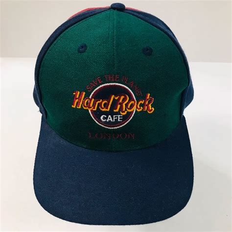 Hard Rock Cafe Accessories Vtg Hard Rock Cafe London Snapback Hat