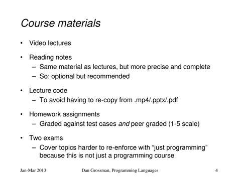 Programming Languages Dan Grossman Ppt Download