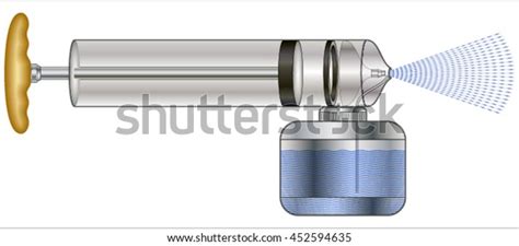 Principle Operation Atomizer Bernoullis Principle Stock Vector Royalty