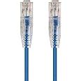 Amazon Com Monoprice Cat6 Ethernet Patch Cable 20 Feet Blue Snagless RJ45 Stranded 550MHz