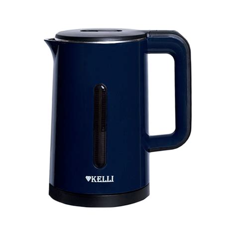 Электрический чайник Kelli синий Kl 1375b выгодная цена отзывы характеристики фото купить
