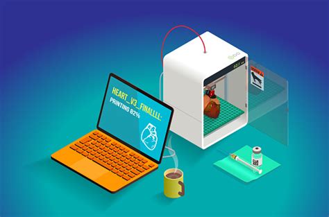 3d 프린터로 인쇄된 하트 등측투영법에 대한 스톡 벡터 아트 및 기타 이미지 등측투영법 심장 3차원 형태 Istock