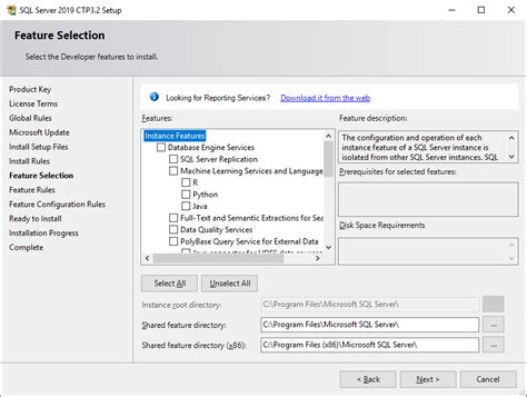 Sql Server 2019 Installation Walkthrough Ctp32 Screenshots
