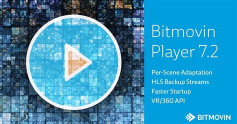 bitmovin html5 player v7 2 per scene adaptation vr 360 api