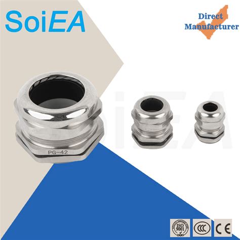 Ip68 Waterproof Multiple Hole Pg7 Pg63 M8 M100 Thread Size Cable Gland Brass Metal Cable Glands