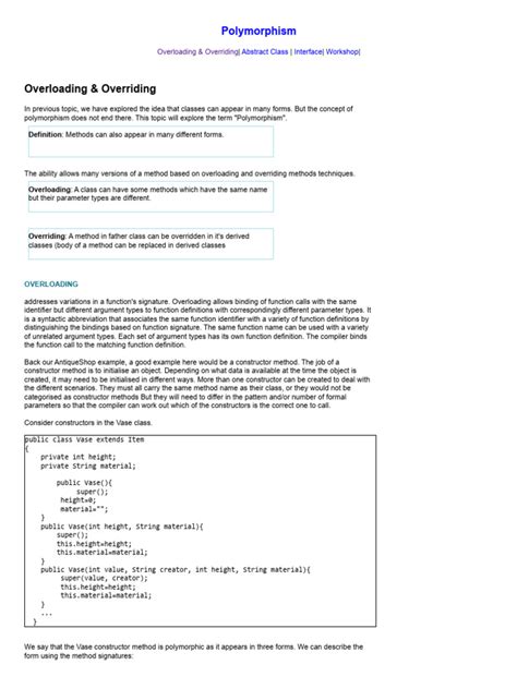 Polymorphism Pdf